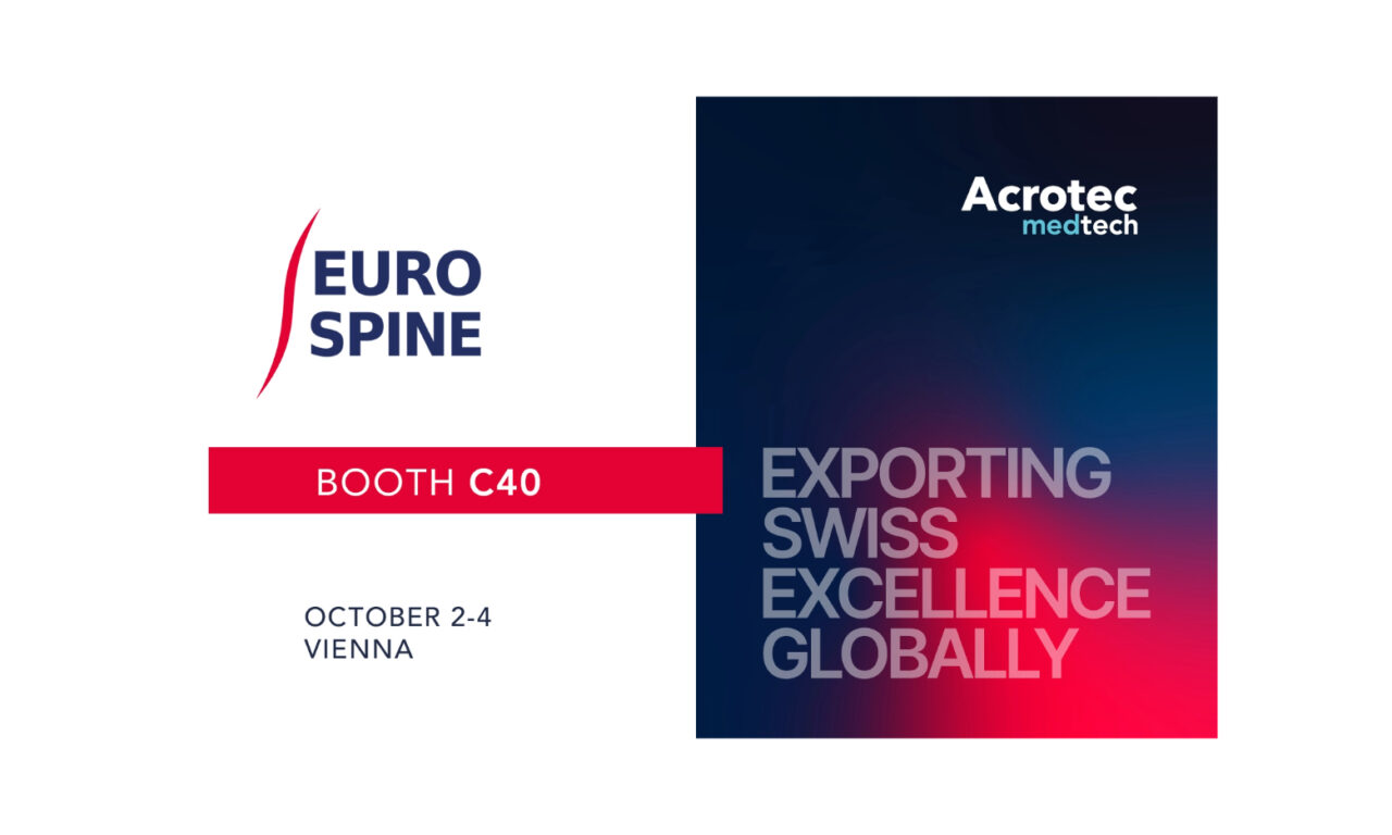 Acrotec Medtech à EUROSPINE 2024 : Rejoignez-nous à Vienne ! | AFT